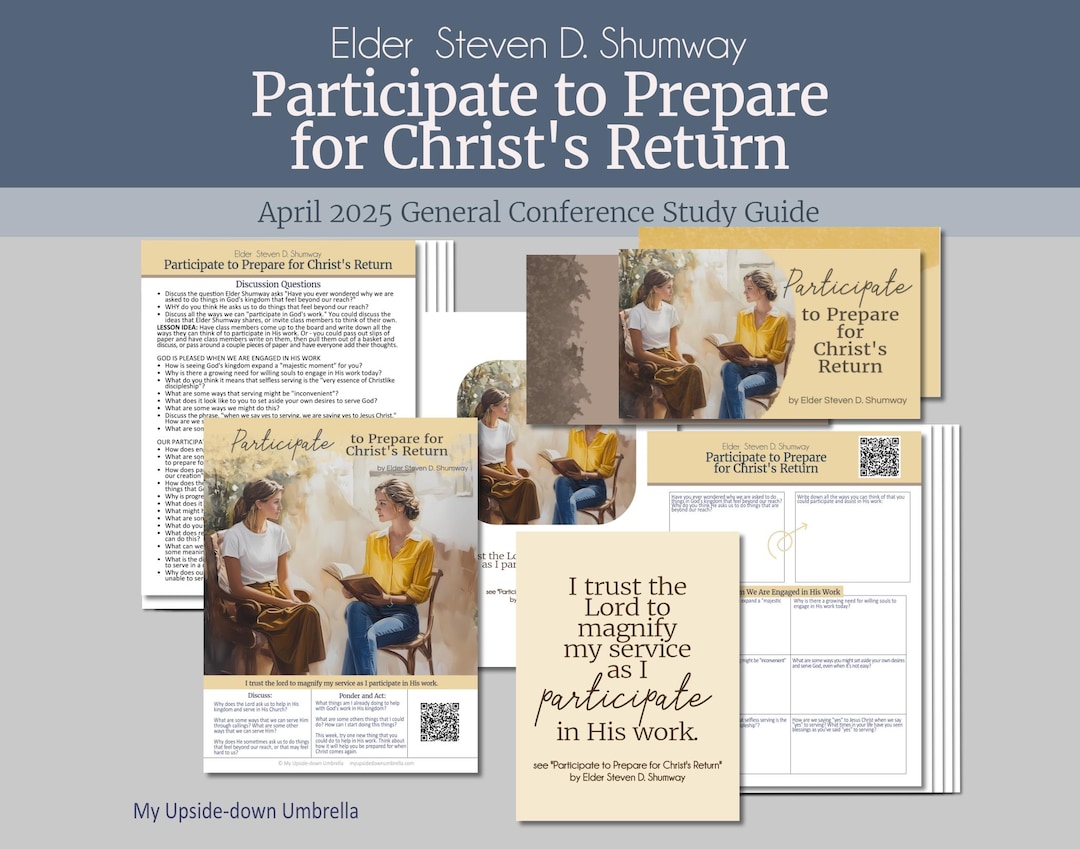 Elder Steven D. Shumway- Participate to Prepare for Christ's Return ...