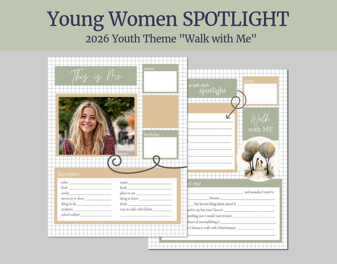 Walk With Me YW Spotlight | Get to Know You | Young Women 2026 LDS ...