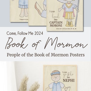 Book of Mormon Heroes Posters and Collecting Cards | LDS Primary ...