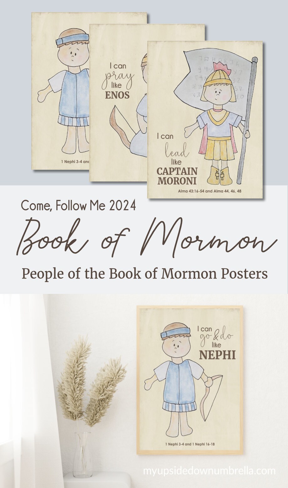 Book of Mormon Heroes Posters and Collecting Cards | LDS Primary ...