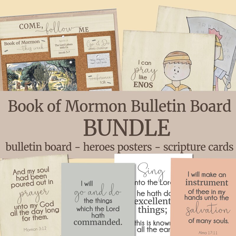 Book of Mormon Hero Cards - Etsy