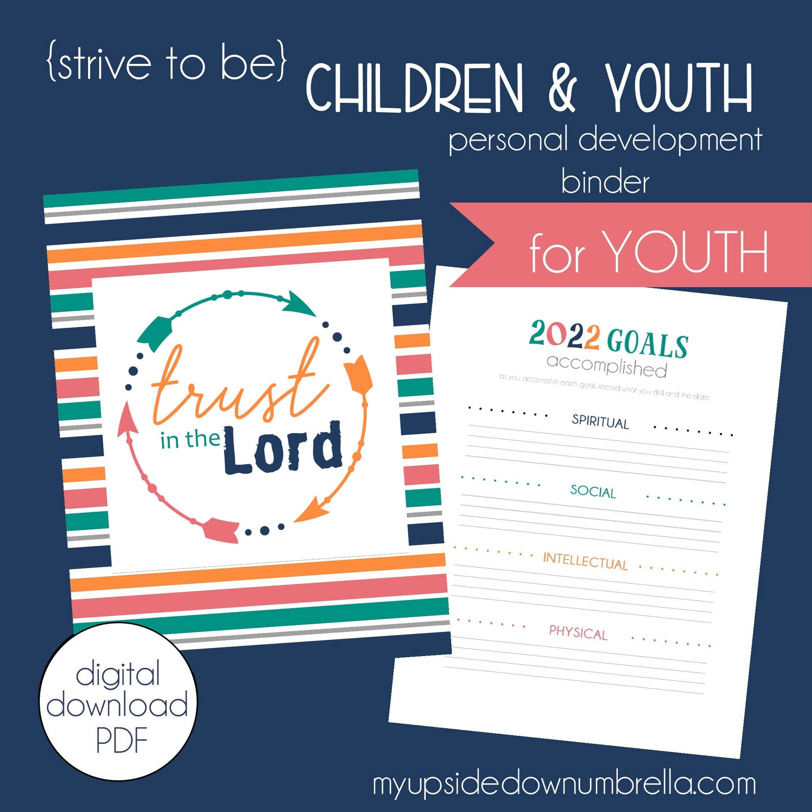 Children and Youth LDS Personal Development Journal Workbook - Etsy