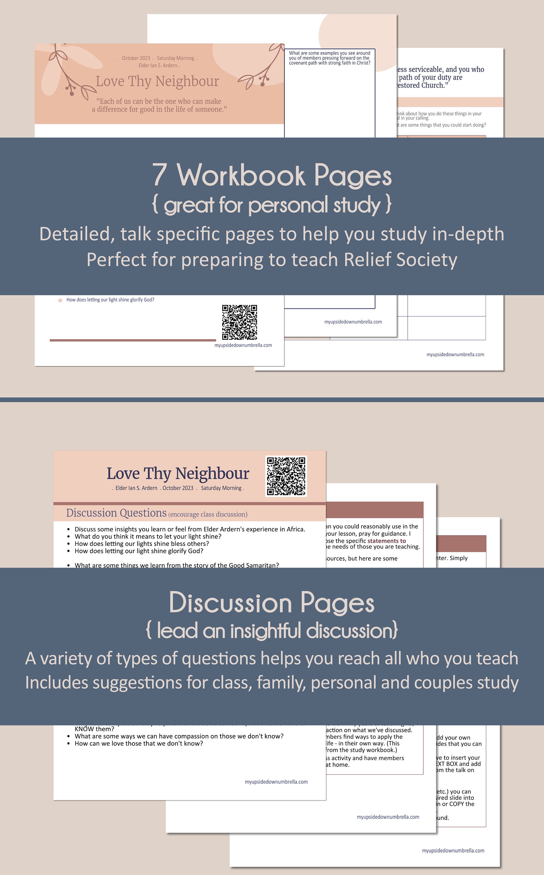 Love Thy Neighbour Elder Ian S. Ardern, RS Class Ideas, Relief Society ...