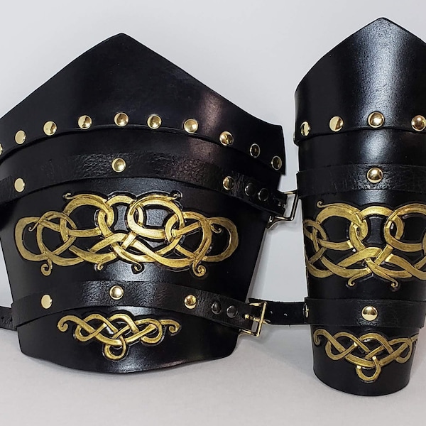 Leather Bracers - Etsy