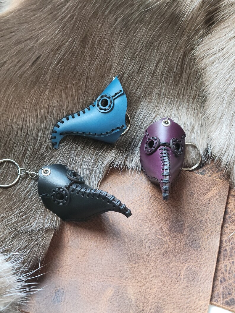 Plague Doctor Mask Key Chain/ Plague Doctor Costume - Etsy