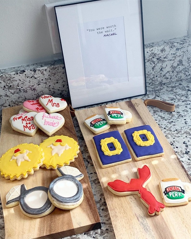 Friends Themed Bachelorette Party Sugar Cookie - Etsy
