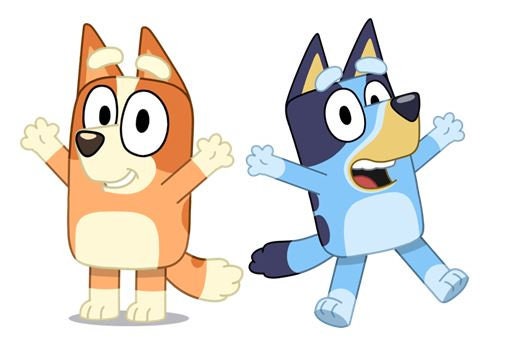 Bluey and Bingo Iron on transfers | Etsy