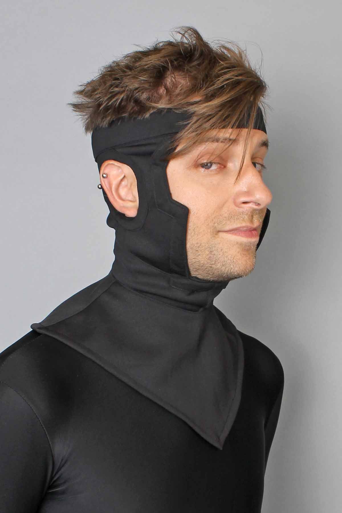 Black SUPER HERO BALACLAVA by Eyecon Cosplay Gambit Havok - Etsy Canada
