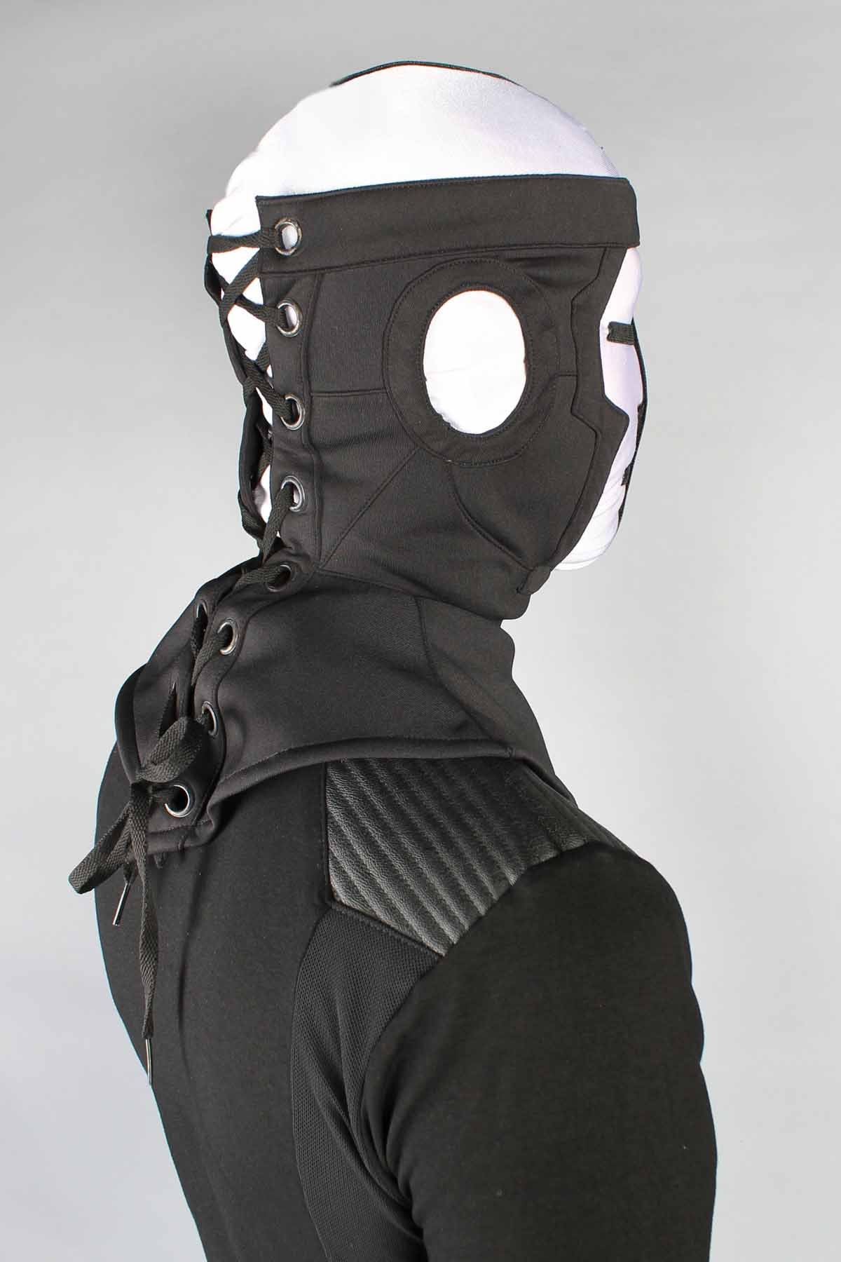 Black SUPER HERO BALACLAVA by Eyecon Cosplay Gambit Havok - Etsy Canada