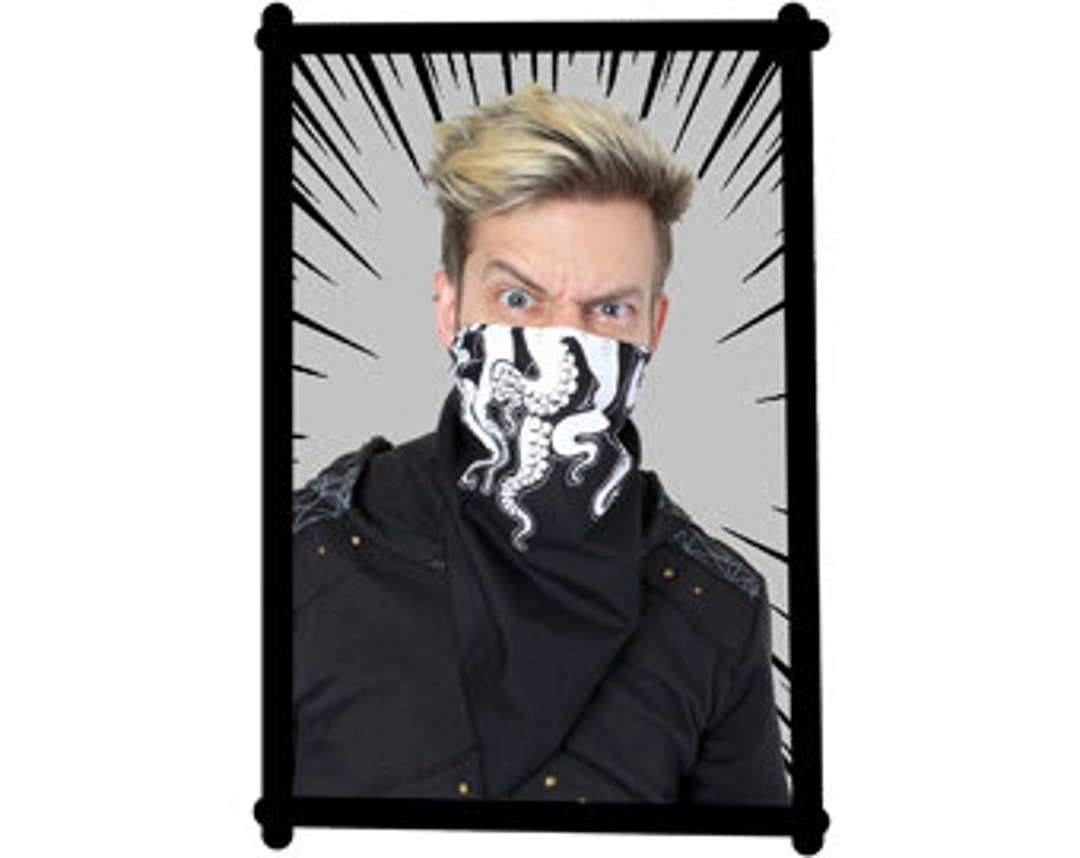 CTHULHU BANDANNA by Eyecon Cosplay / Miss Monster - Black Cotton ...