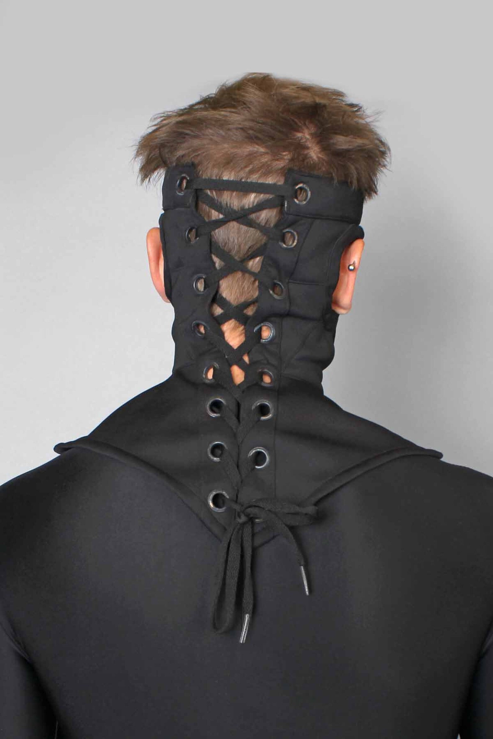 Black SUPER HERO BALACLAVA by Eyecon Cosplay Gambit Havok - Etsy Canada