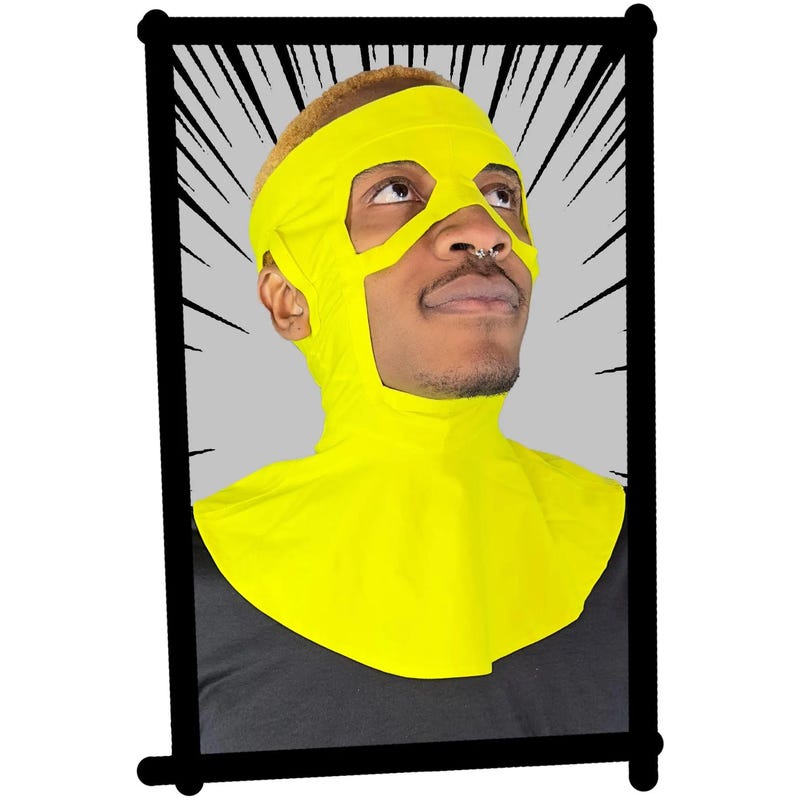 Invincible Costume Mask - Etsy