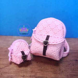 Miniature Backpack for Dolls 1/6 Scale, Doll Bag, Doll Accessories ...