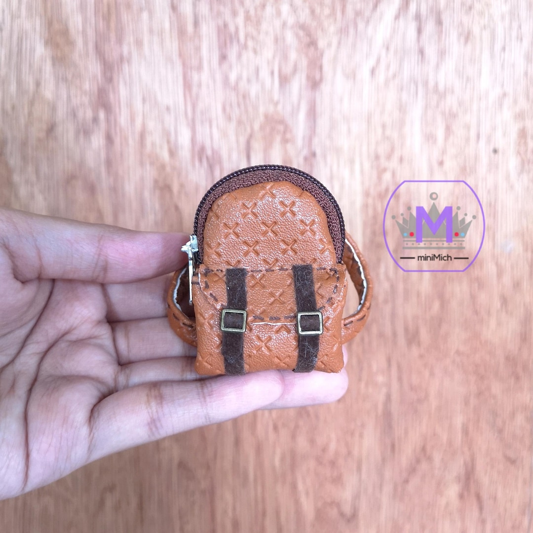Miniature Backpack for Dolls 1/6 Scale, Doll Bag, Doll Accessories ...