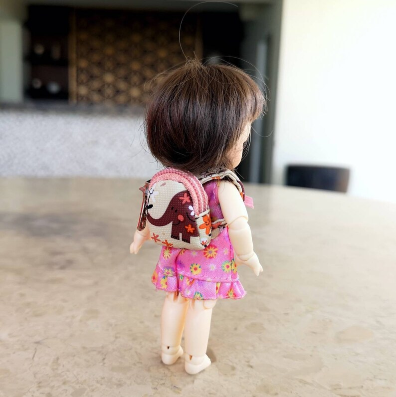 Miniature Backpack With Theme for Dolls 1/12 Scale Doll Bag | Etsy