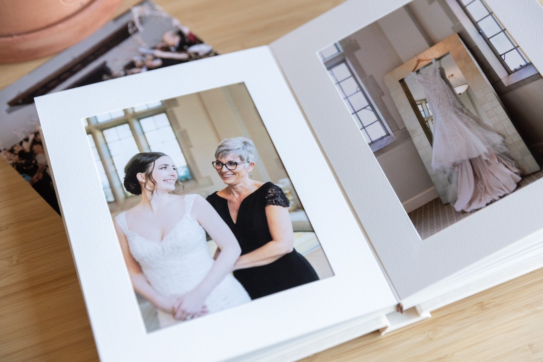 5x7 Cream Linen Book Cloth Slip-in Custom Matted Portrait Photo Album ...