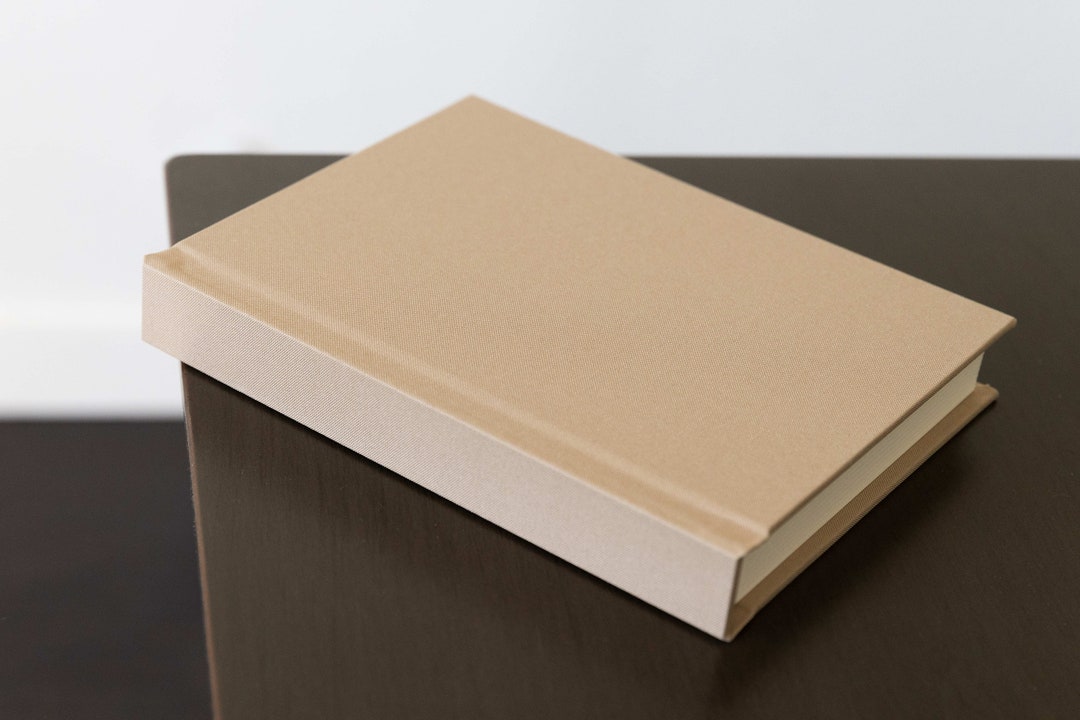 5x7 Beige Linen Bookcloth Slip-in Custom Matted Portrait Photo Album ...