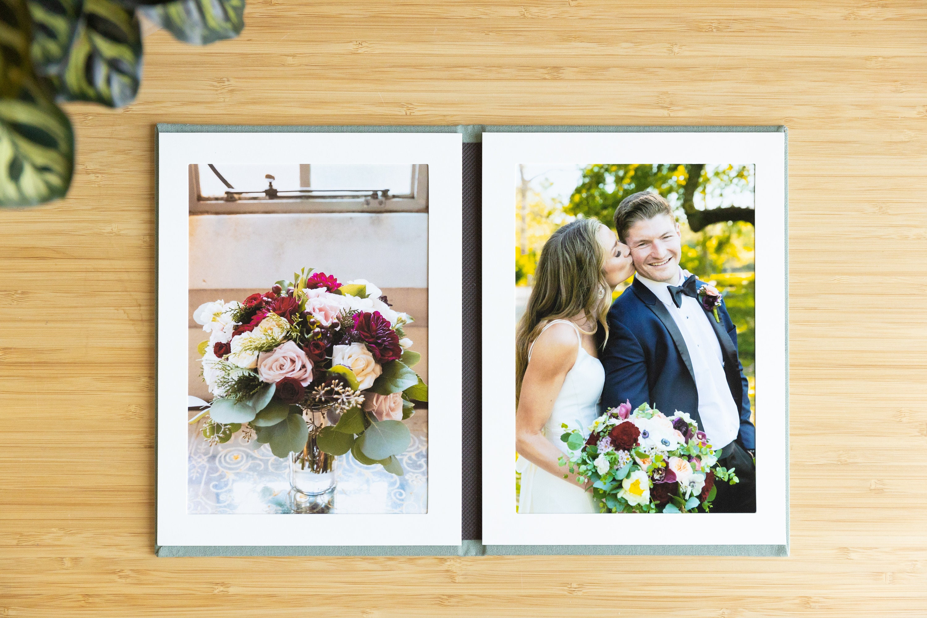 Sage Green 8x10 Linen Book Cloth Matted Bifold Photo Display - Etsy