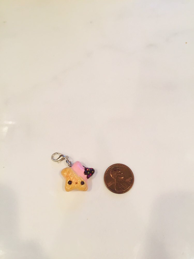 Ice Cream Keychain Polymer Clay Kawaii Star Stitch - Etsy
