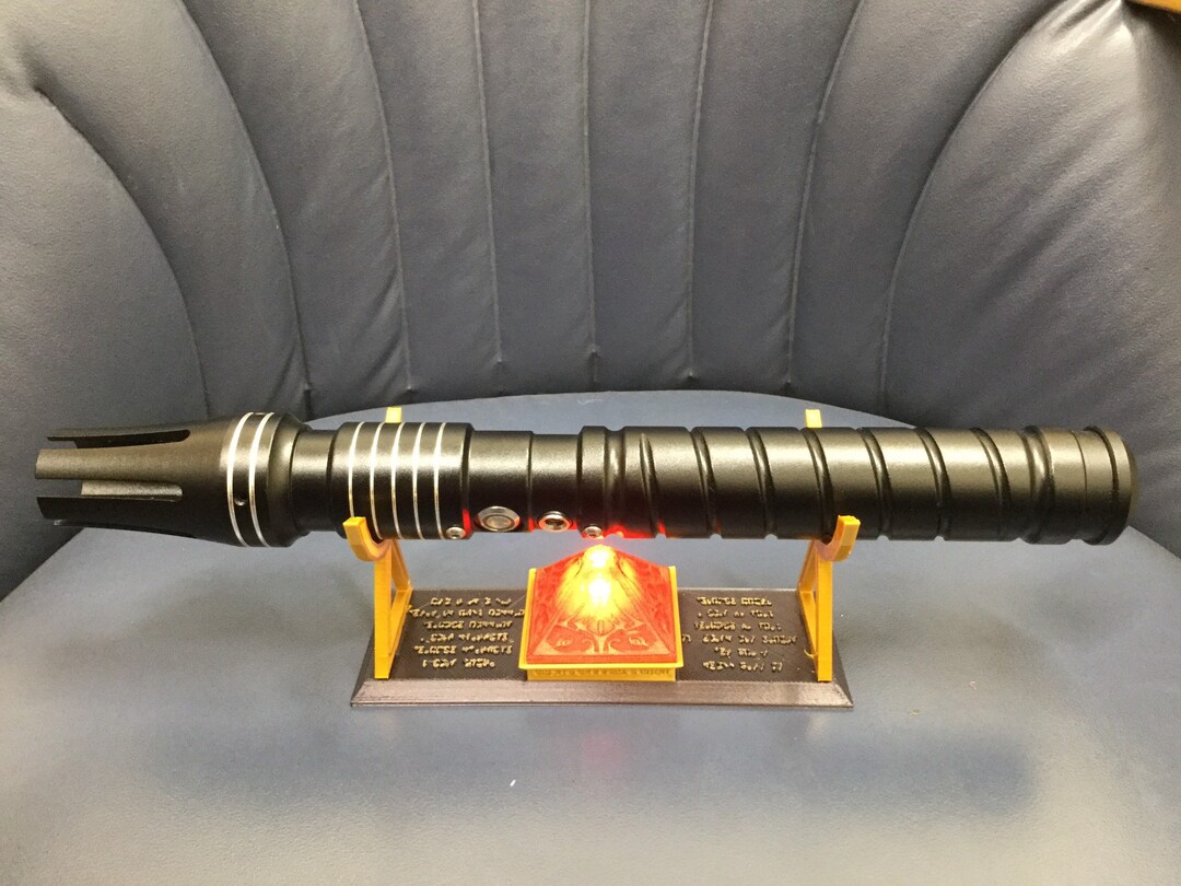 Sith Code LED Lightsaber Display Stand - Etsy