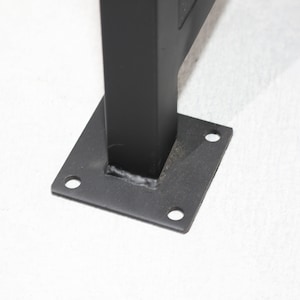 Horizontal Flat Bar Stair Railing, Modern Metal Railings, Custom ...