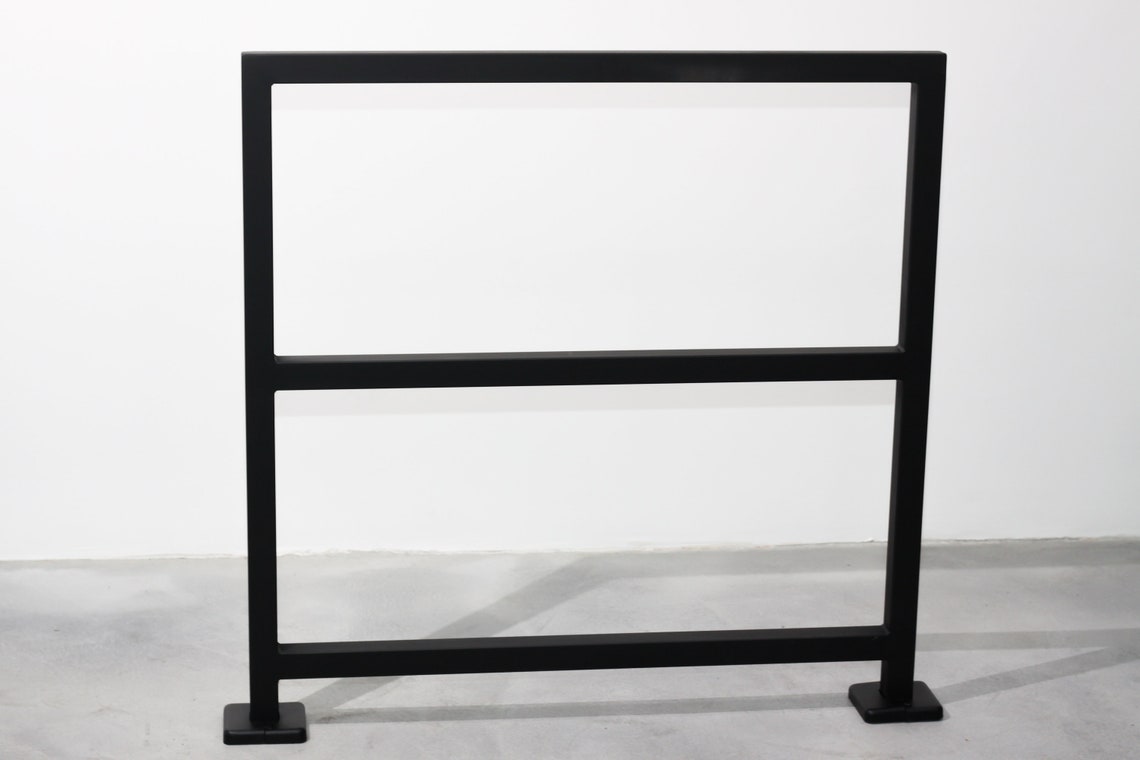 Minimalist Square Metal Railing Custom Made to Size for Porch - Etsy