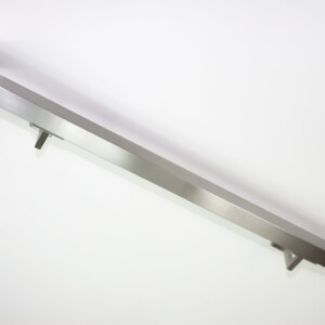 6' Foot Stainless Steel Modern Square Brushed Nickel Finish Handrail ...
