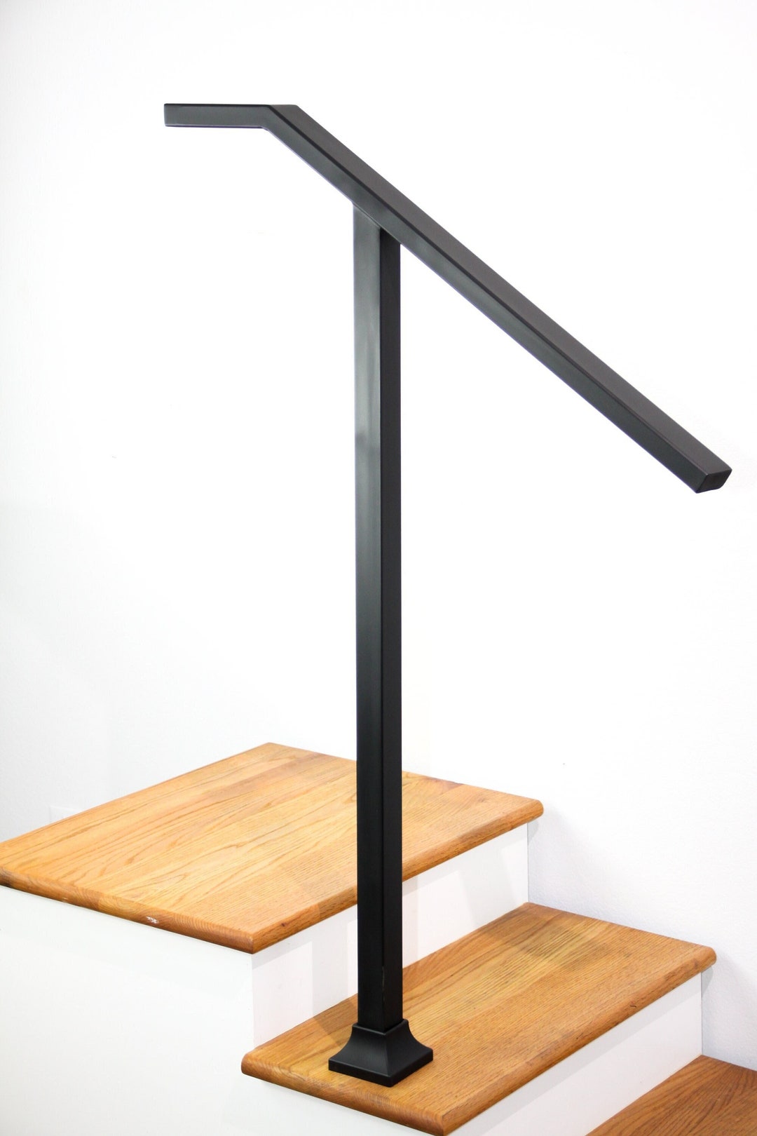 2x1 Metal Single-post Handrail for 1 to 3 Steps (steel) - Etsy