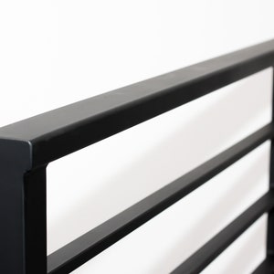 Horizontal Flat Bar Stair Railing, Modern Metal Railings, Custom ...