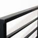 Horizontal Flat Bar Railing for Black and White Interior Modern Metal ...