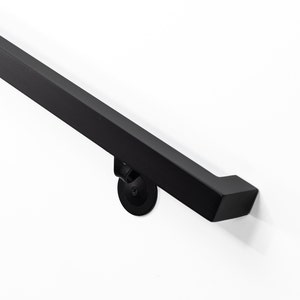 1.5"x1.5" Square Metal Handrail (circle L Brackets) - Etsy