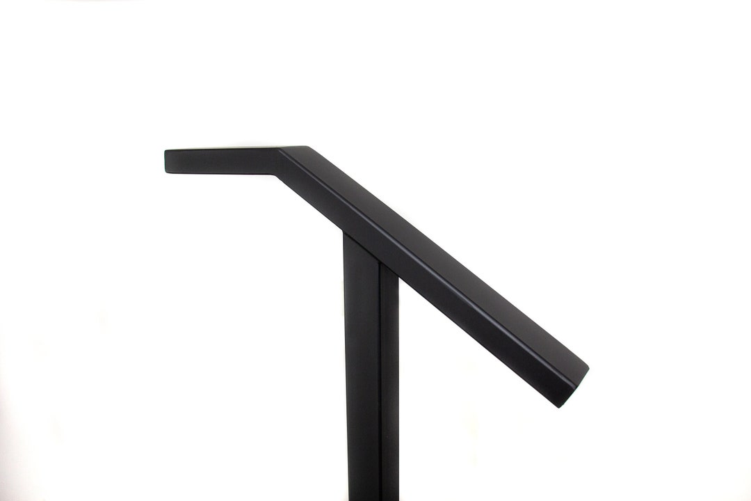 Modern Outdoor Handrail, Modern Rectangle Single Post Handrail, Single ...