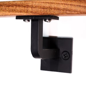 Wrought Iron L Bracket for Stairs, Wrought Iron Handrail Bracket, L ...