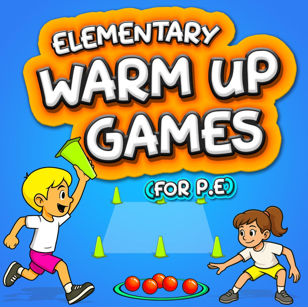 Elementary Warm up Games for Physical Education - 24 Sports Activities ...