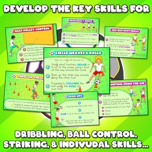 Soccer Skills and Drills - Printable Task Cards for PE and Sport - Etsy