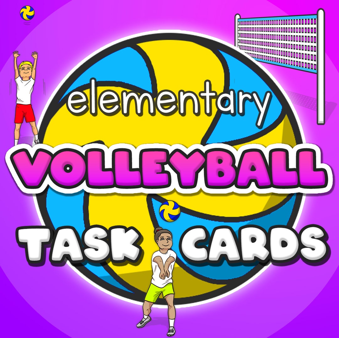 Volleyball Skills & Drills - Printable Task Cards for PE and Sport - Etsy