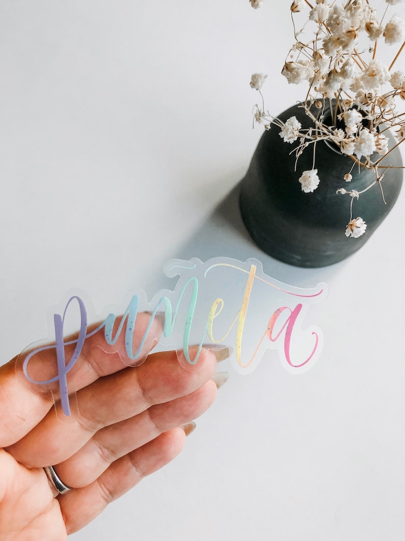 Puñeta Clear Sticker - Etsy