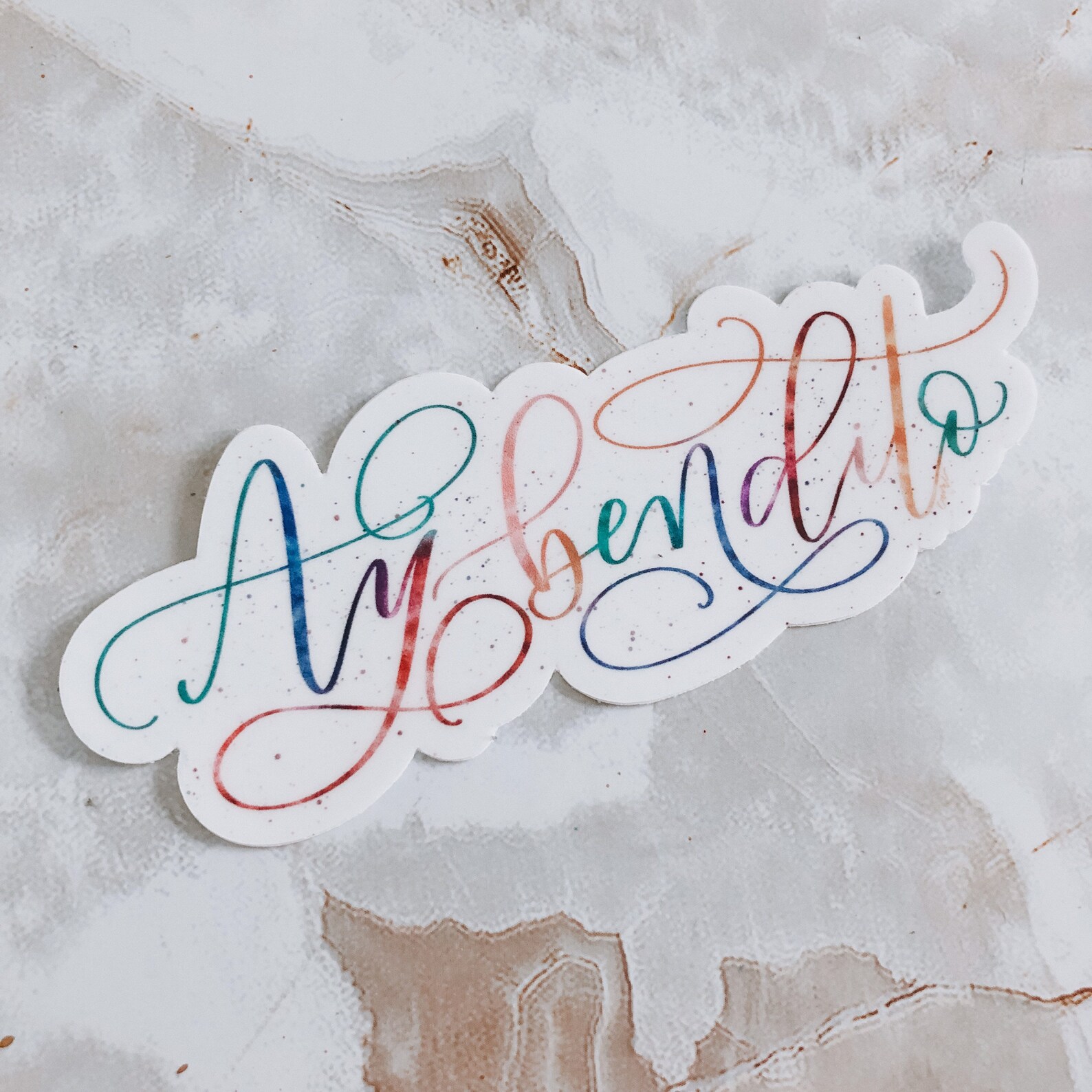 Ay Bendito Watercolor Sticker - Etsy