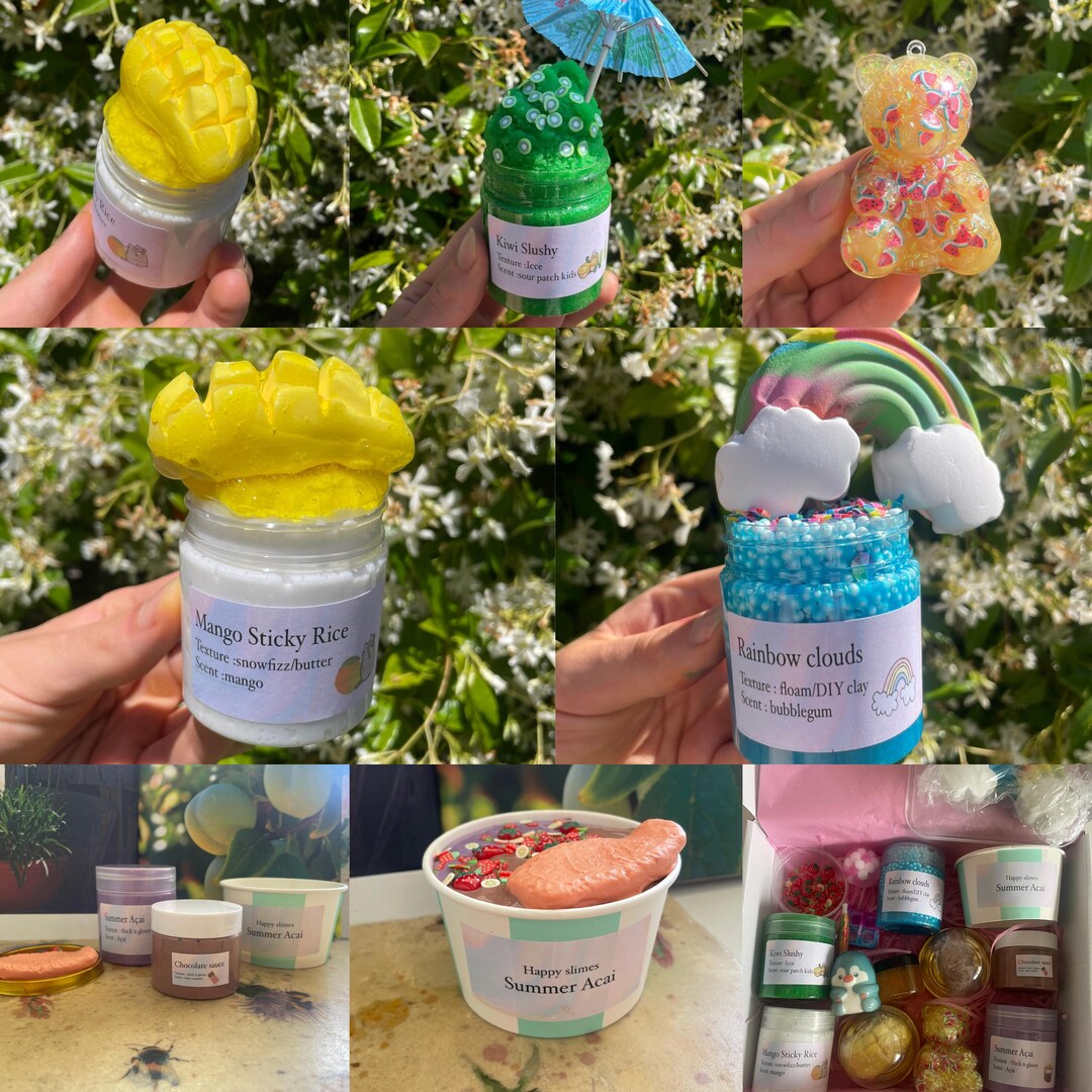 Summer Slime and Fidget Boxes! (small or Large) Read Description - Etsy