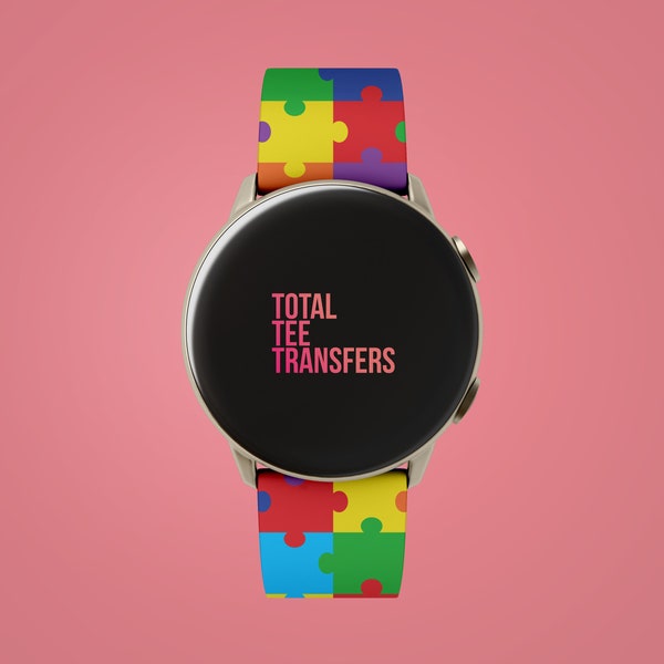 22mm Autism Watch Band - Etsy