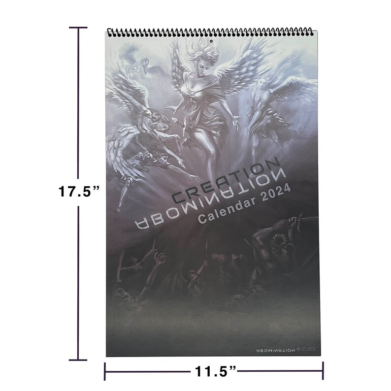 Epic 2024 Fantasy Calendar (11.5" X 17.5") - by Creation Abomination - Etsy