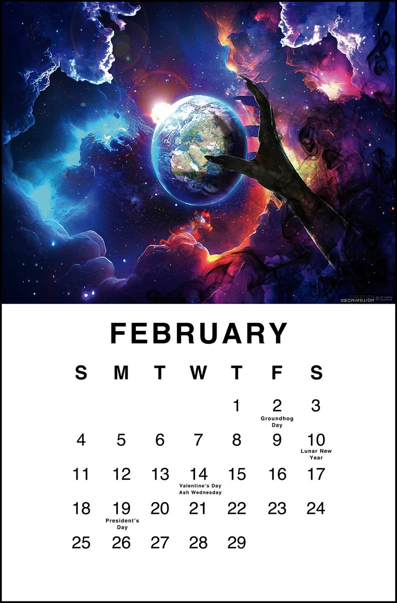 Epic 2024 Fantasy Calendar (11.5" X 17.5") - by Creation Abomination - Etsy