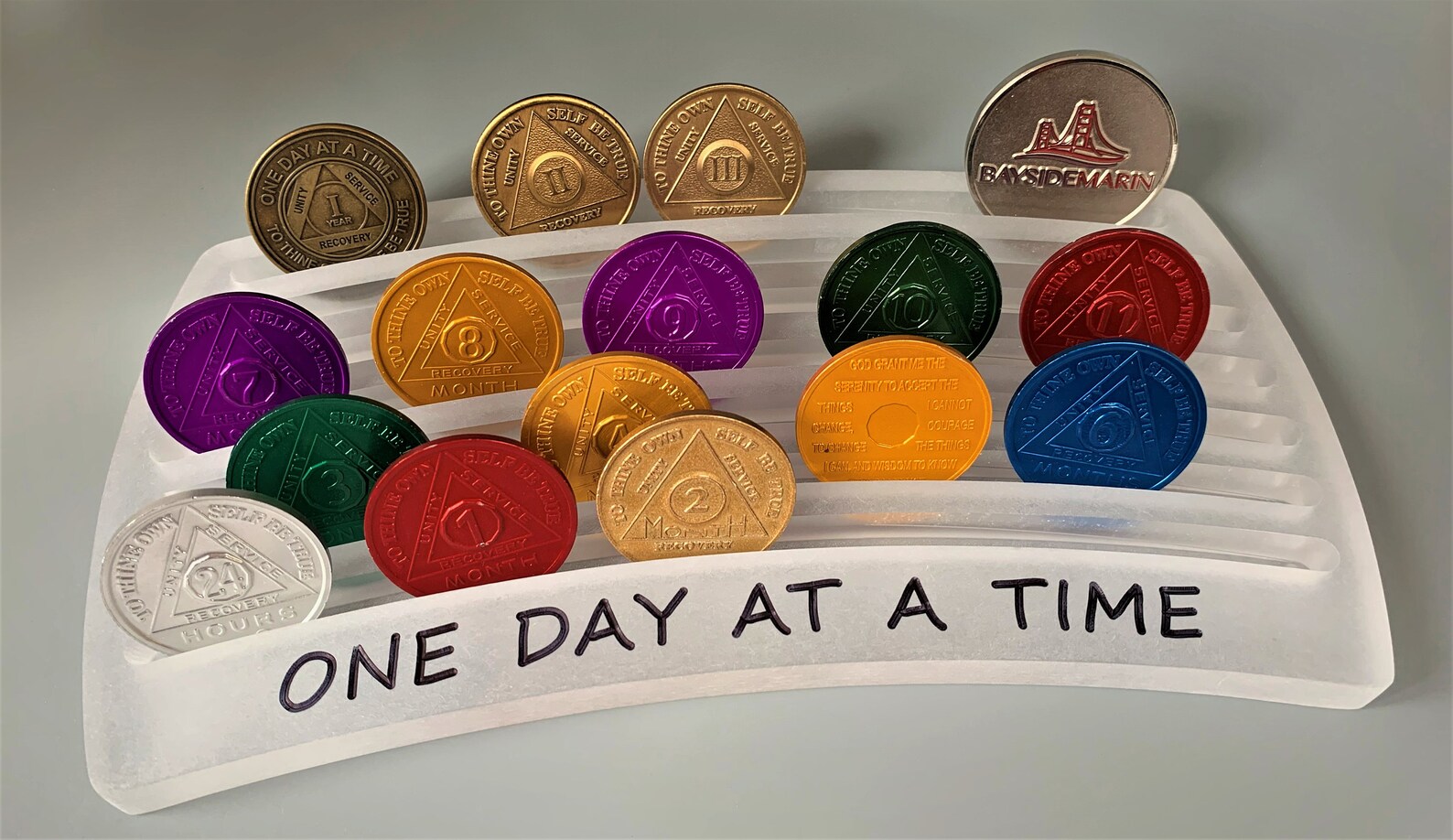 Large AA Chip Holder Alcoholics Anonymous Recovery Gifts AA - Etsy