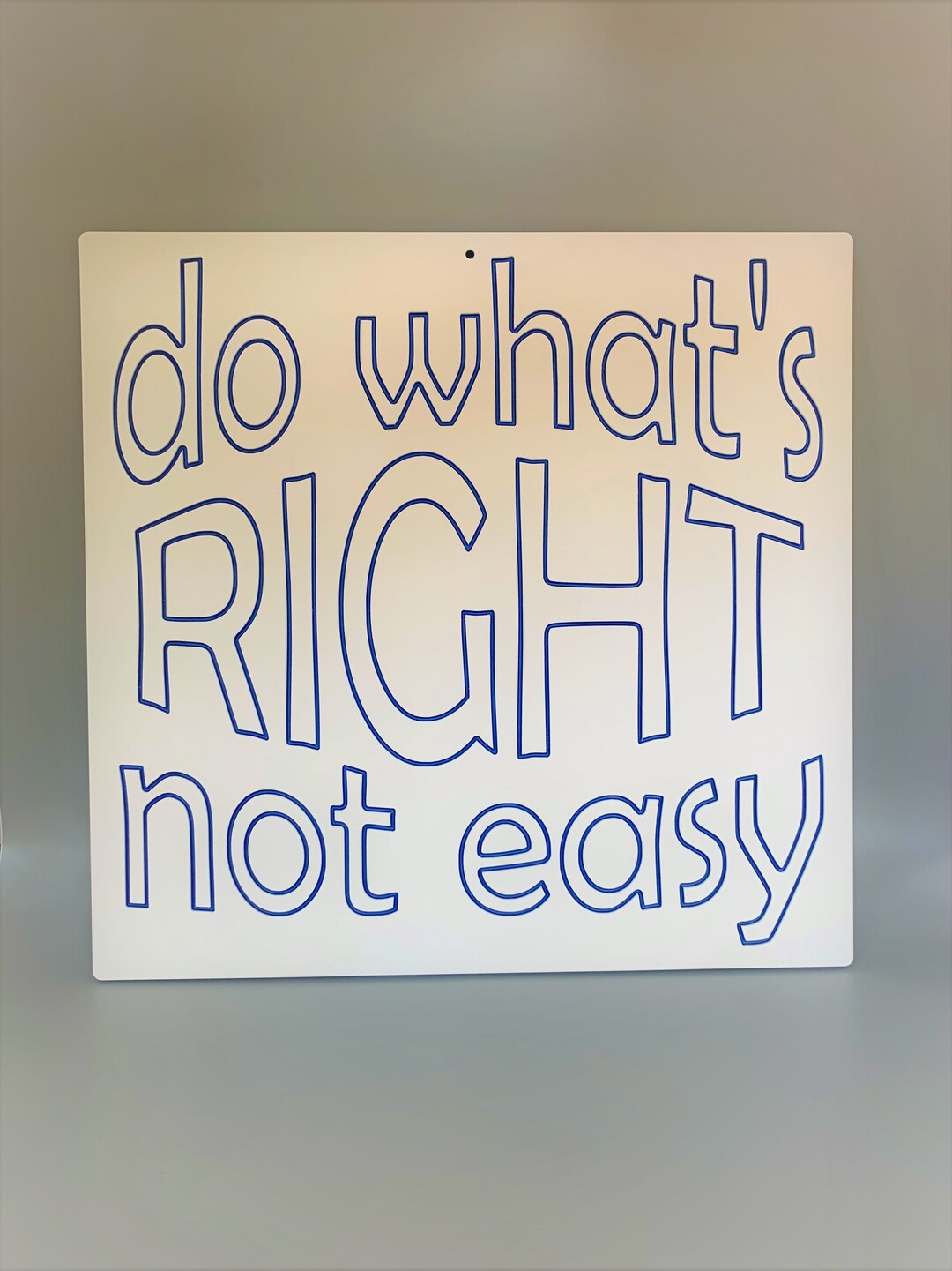 Do What's Right Not Easy, AA or NA Recovery Gifts, Alcoholics Anonymous ...