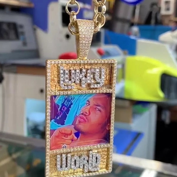 Iced Out Name Necklace - Etsy