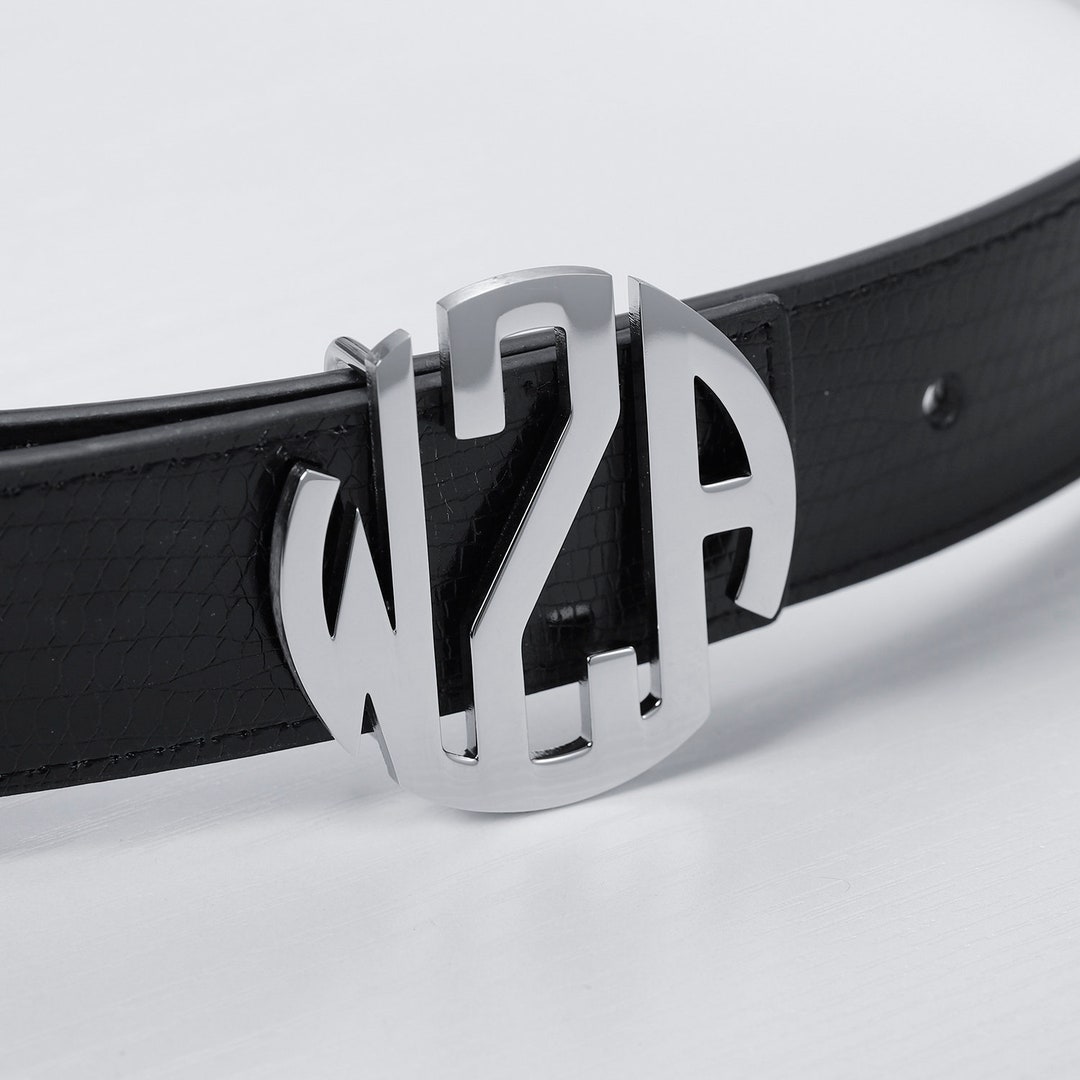 Personalized Custom Initial Letter Belt Bucklestainless Steel - Etsy