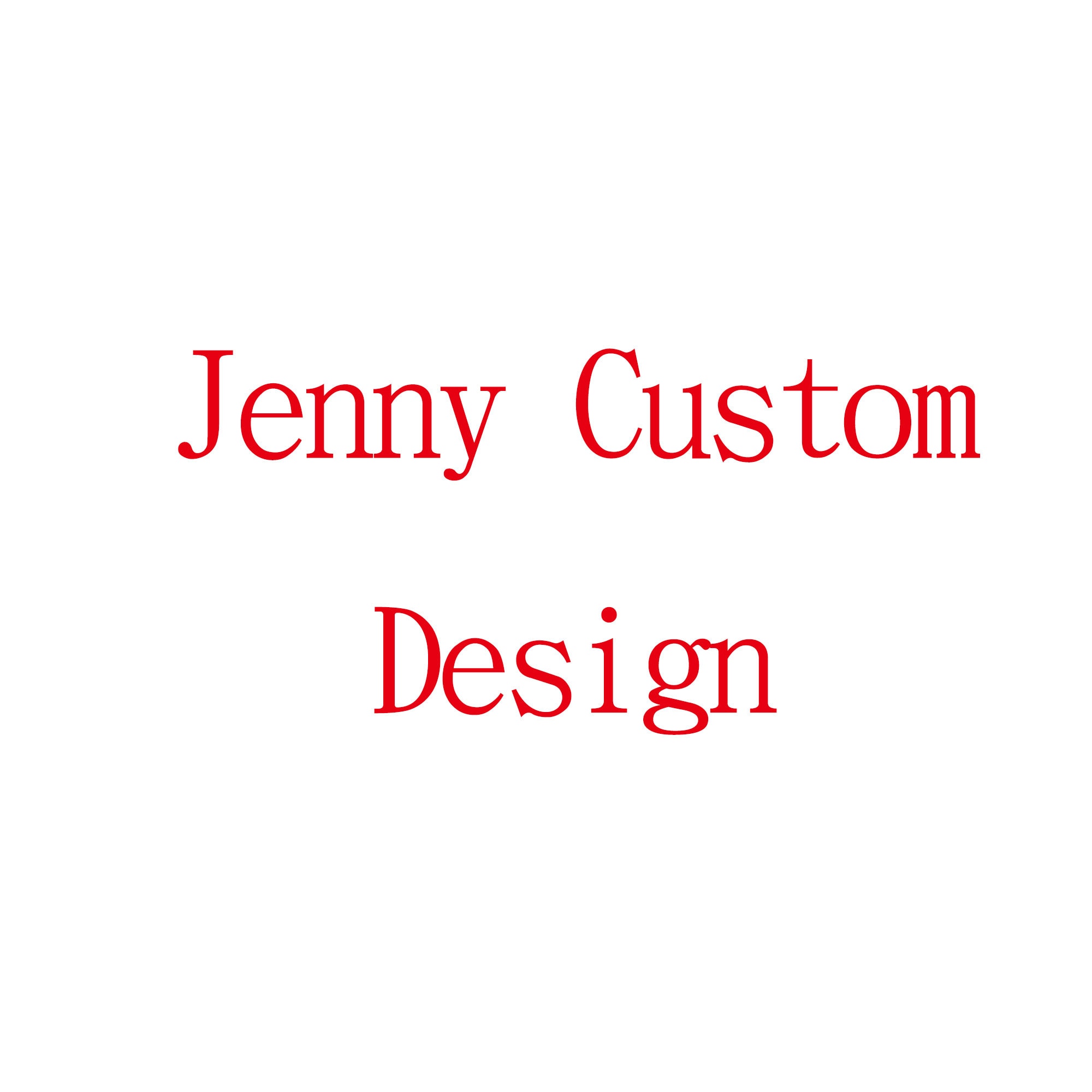 Jenny Custom Design - Etsy