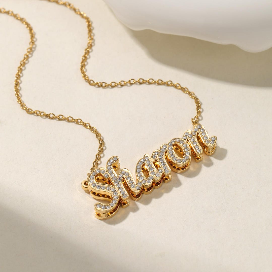Custom Double Layer Name Necklace for Mom,personalized Name Necklace ...