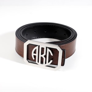 Custom Name Belt Buckle,personalized Initial Letter Buckle,couple Gifts ...