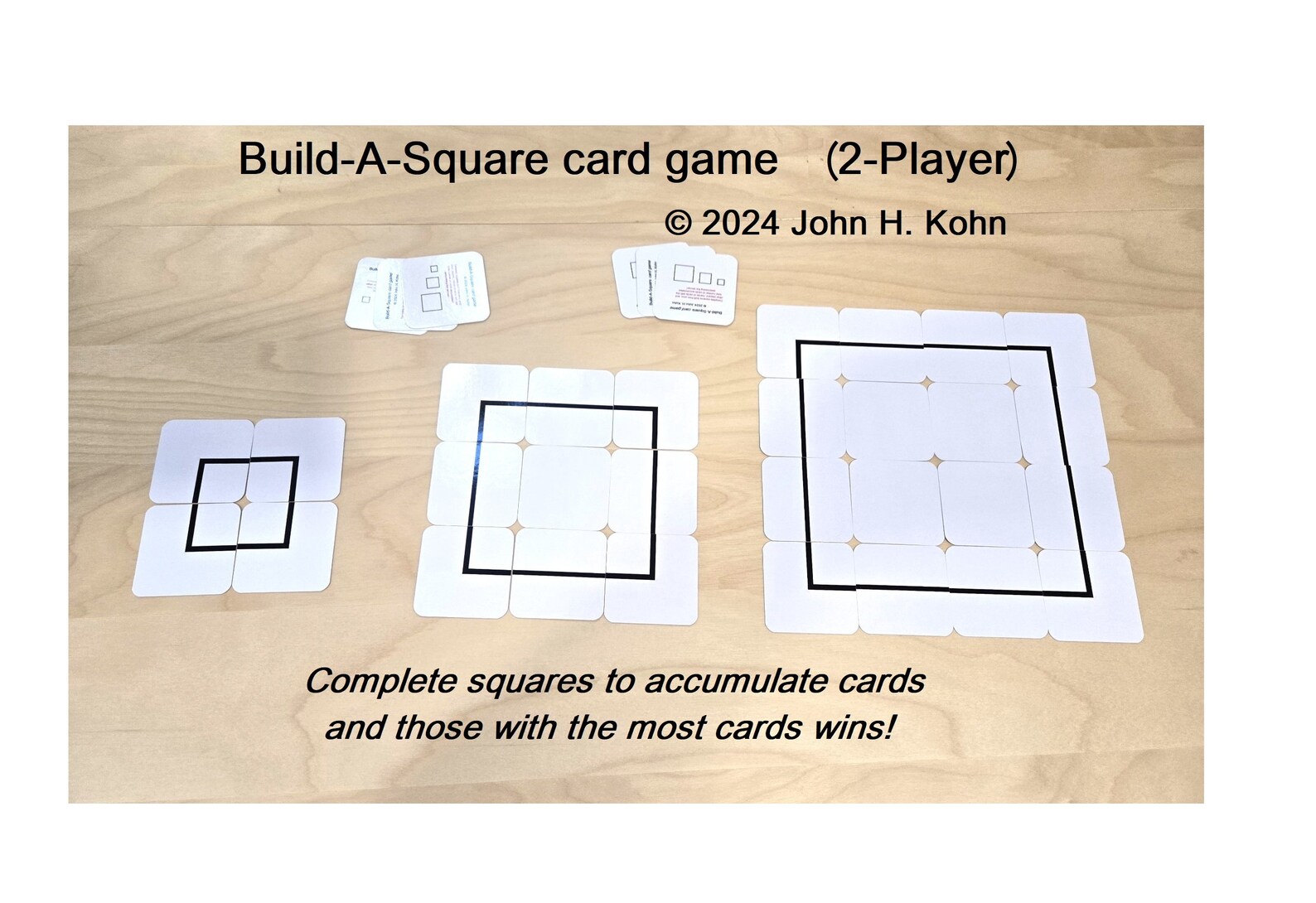 Build-a-square Card Game - Etsy